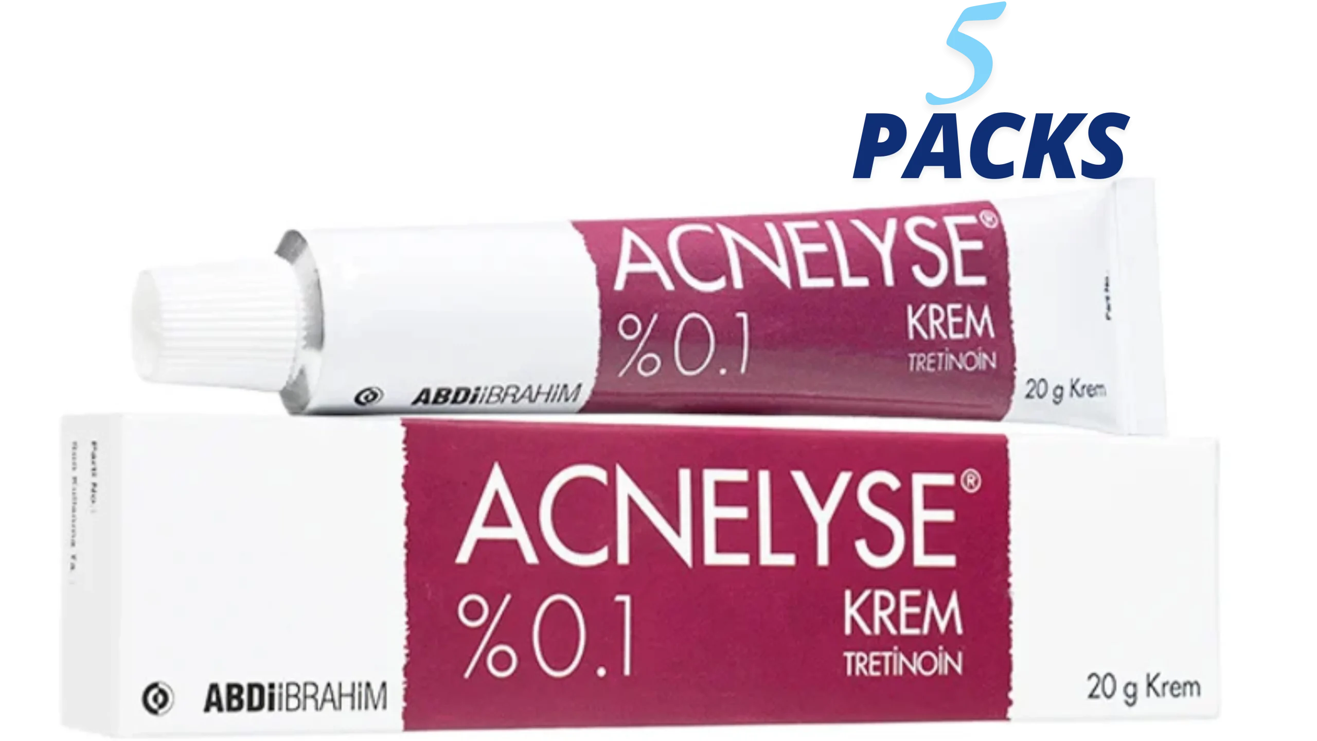 Acnelyse Cream 0.1% Tretinoin | 5 PACKS - ACNELSYE